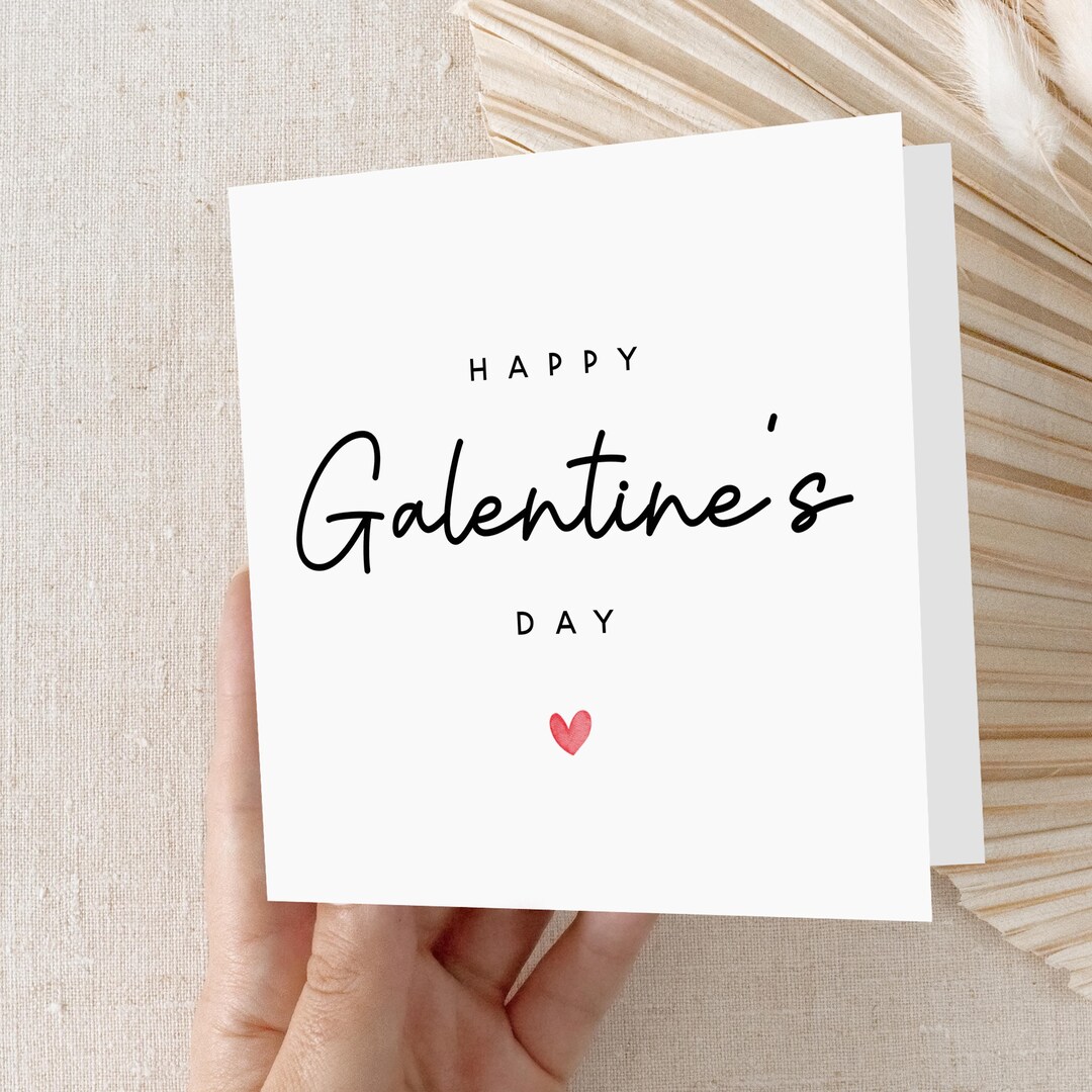 Galentines Day Card-galentine's Card for Friend, Best Friend Card ...