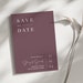 Cursive Save the Date Template, Printable Save the Date Cards, Save the ...