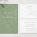 Matching Wedding Invitation Set Download Printable Wedding - Etsy