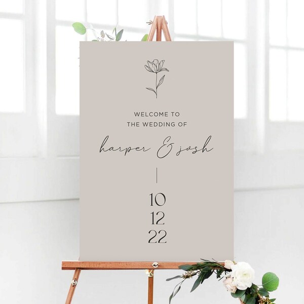 Elegant Wedding Sign - Etsy