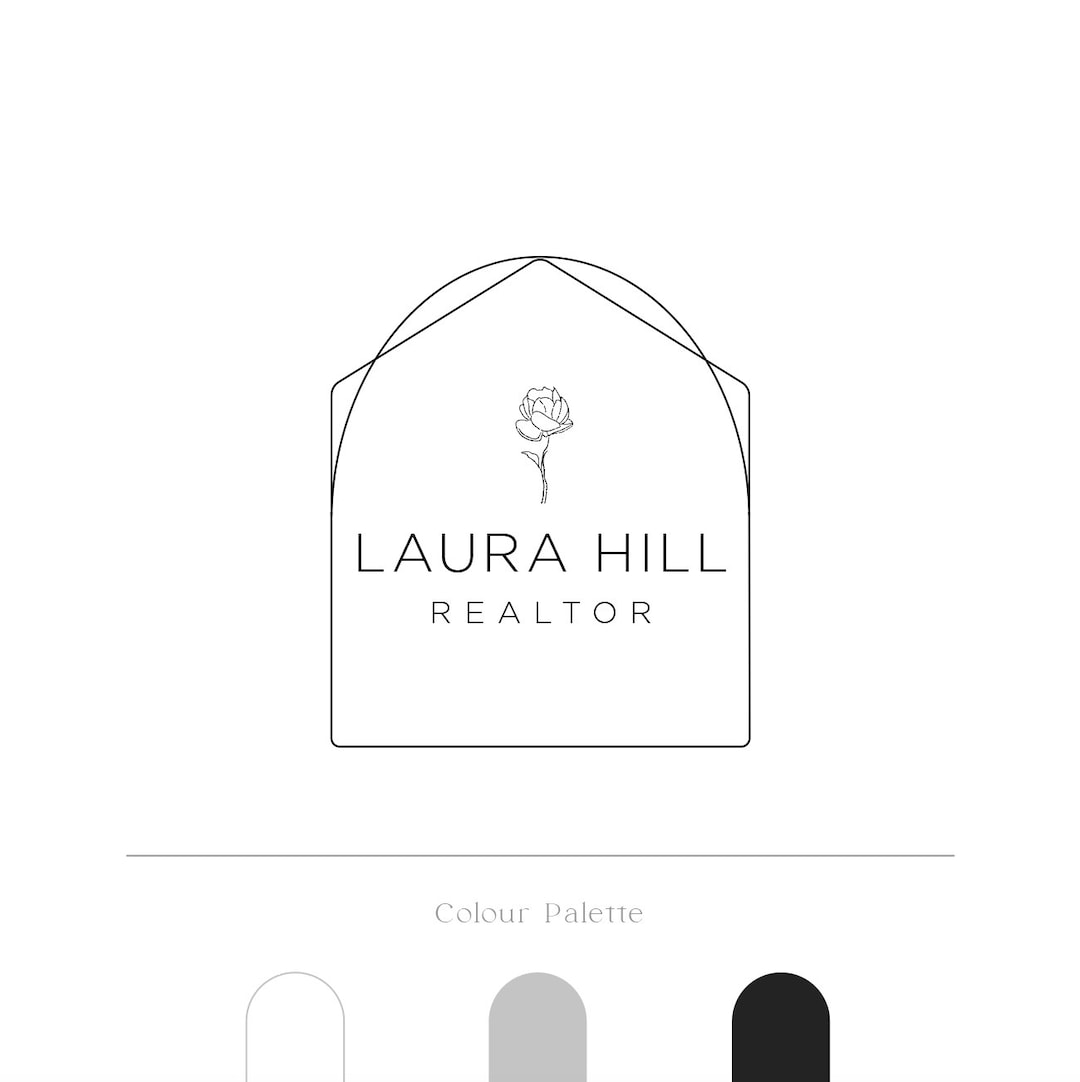Premade House Logo Design Template, Realtor, Real Estate Small Business ...
