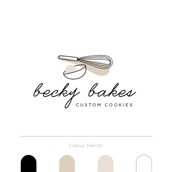 Minimal Bakery Logo - Etsy