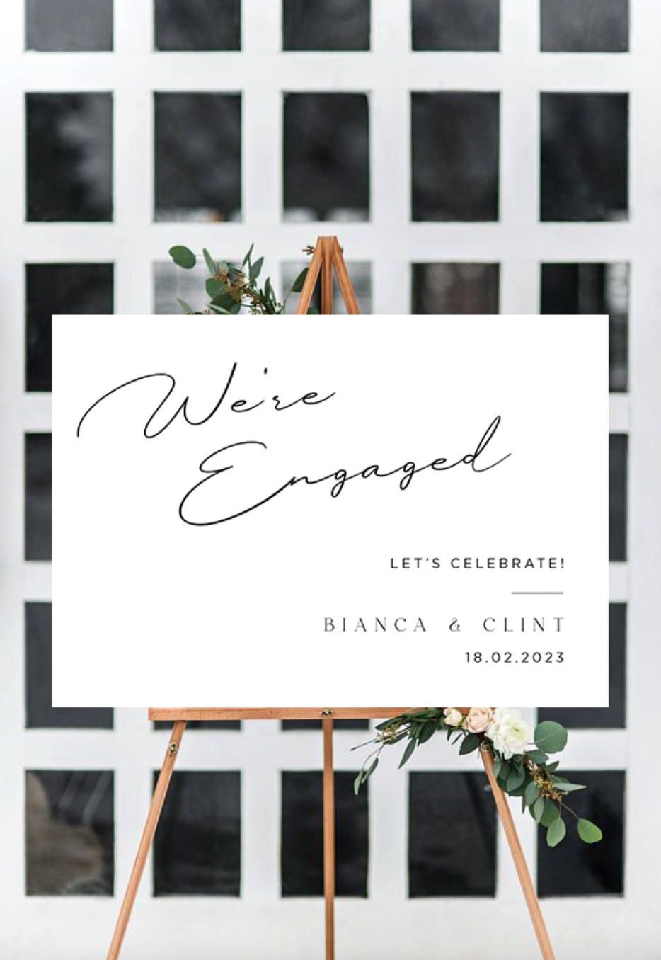 Whimsical White Wedding Welcome Sign Welcome Engagement Sign - Etsy