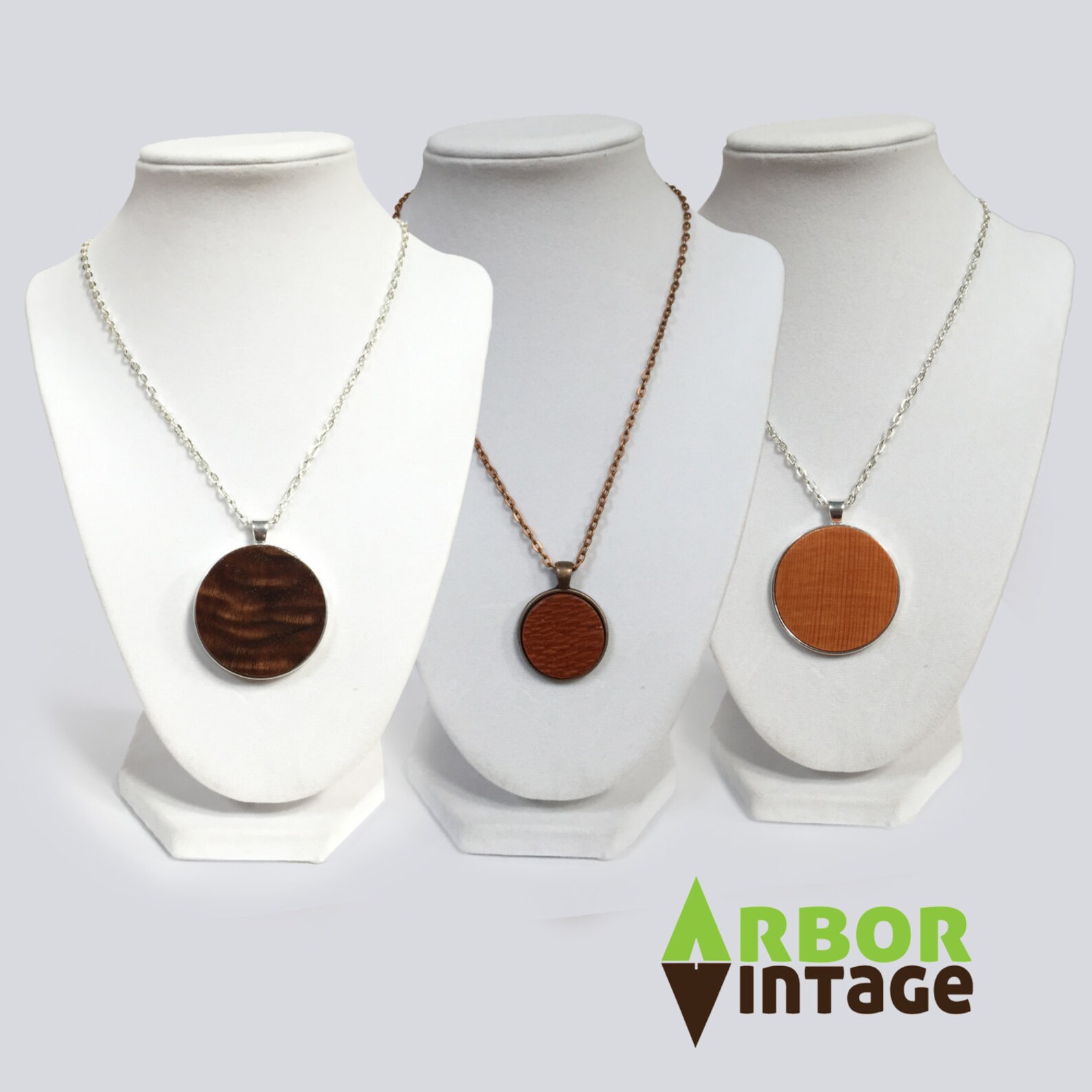 Colgante de collar de madera hecho a mano pequeño corazón - Etsy España