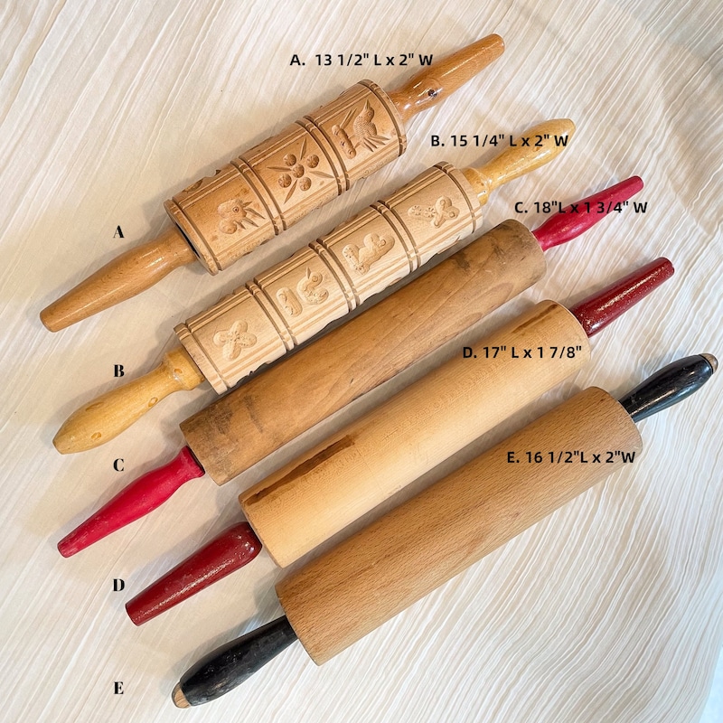 Painted Rolling Pins - Etsy