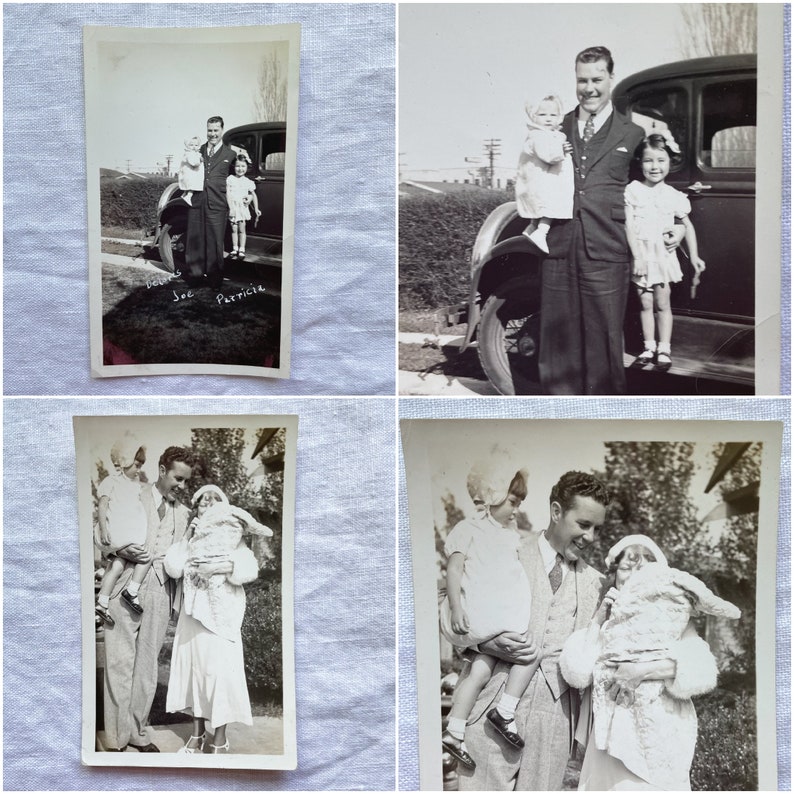 Vintage 1930s Family Photos, 30s Adults Children Photos, 1 Lot 4 Photos ...