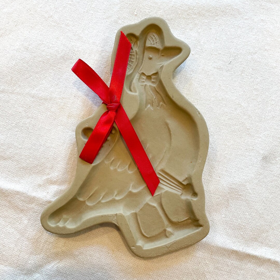 Vintage 90s Mother Goose Cookie Mold, Unused Brown Bag Cookie Art Mold ...