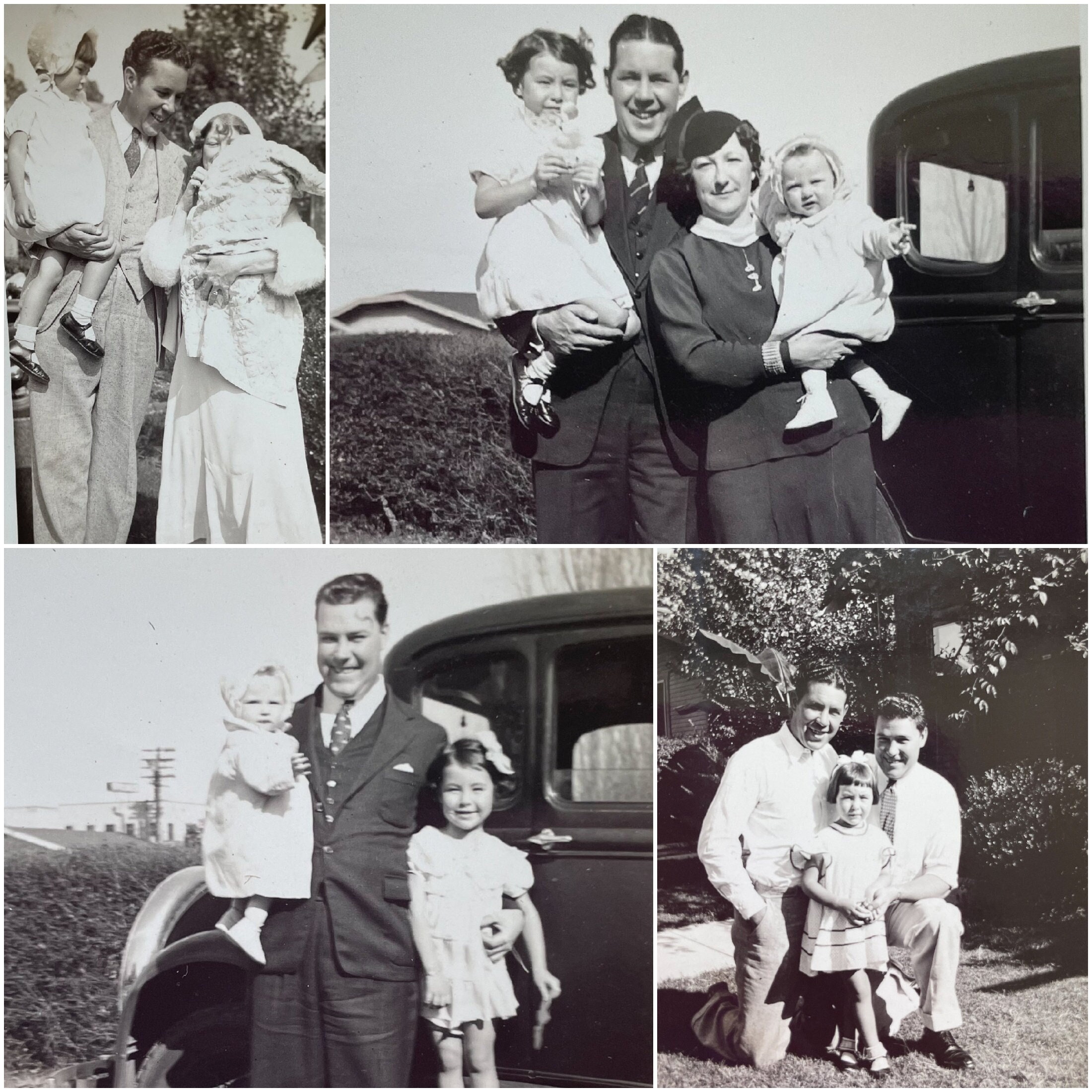 Vintage 1930s Family Photos, 30s Adults Children Photos, 1 Lot 4 Photos ...