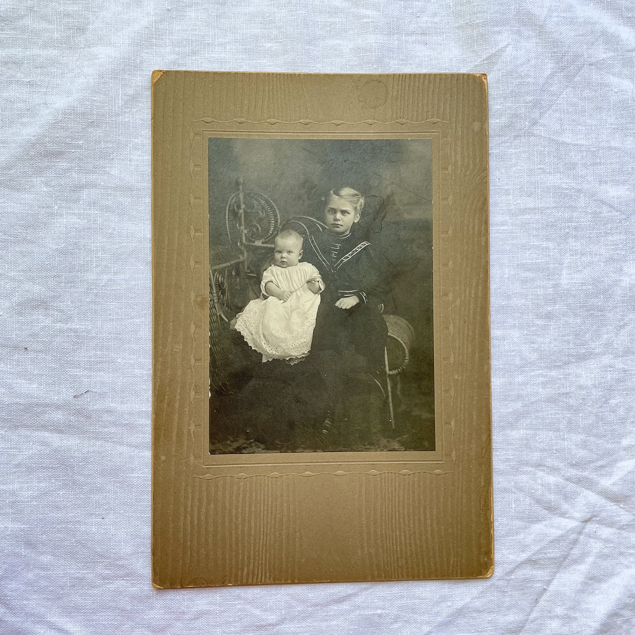 Vintage/antique 1900s Photo Young Girls, Black & White Postcard Photo ...
