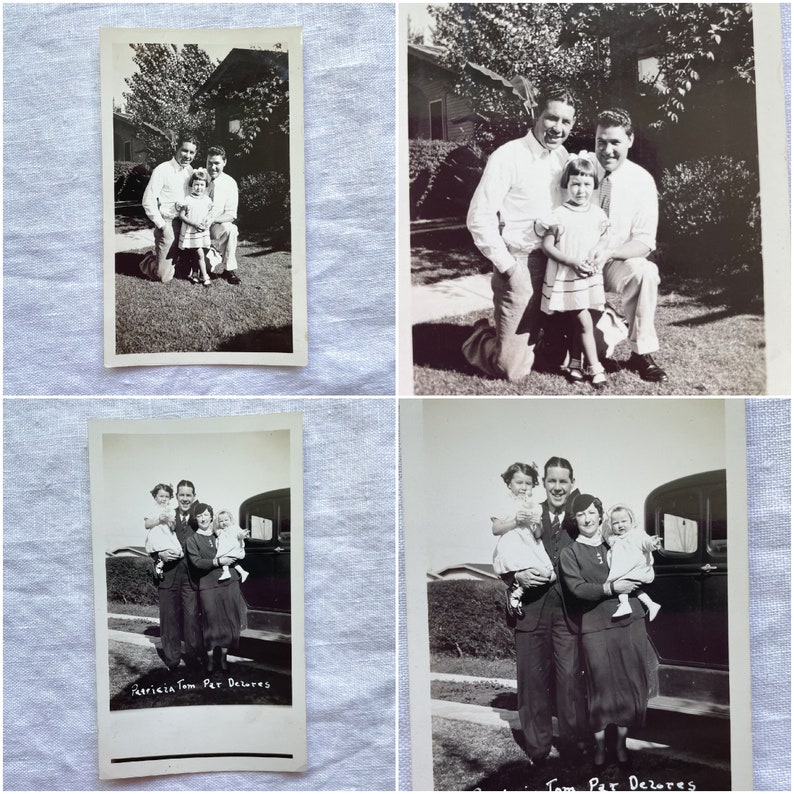 Vintage 1930s Family Photos, 30s Adults Children Photos, 1 Lot 4 Photos ...