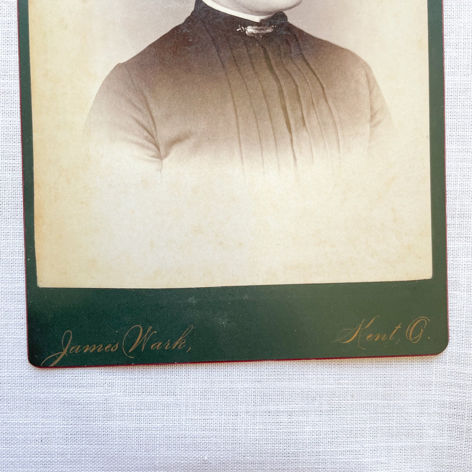 1900s Portrait of a Woman, Cabinet Photo for Collecting Crafting ...