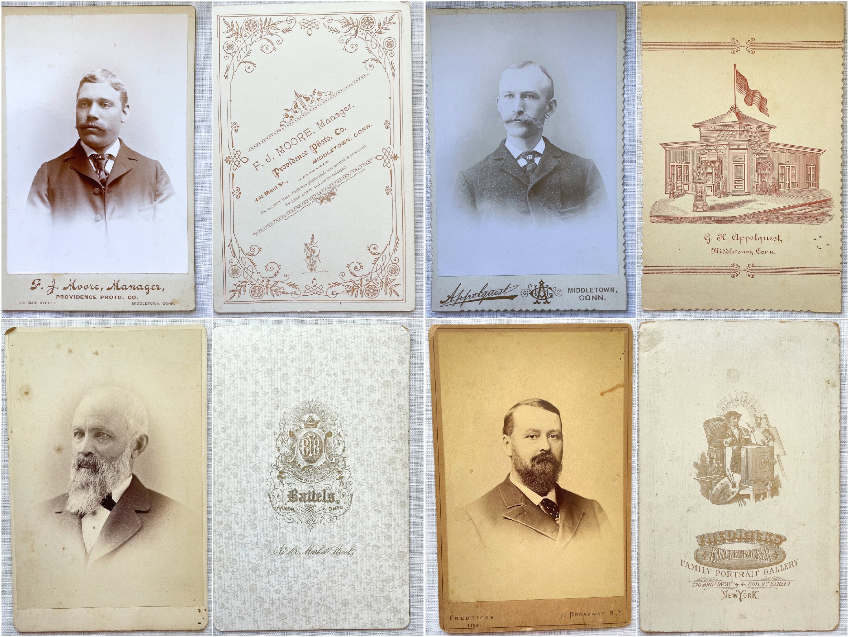 1900s Photo of Gents, Cabinet Photo for Collecting Crafting Repurpose ...