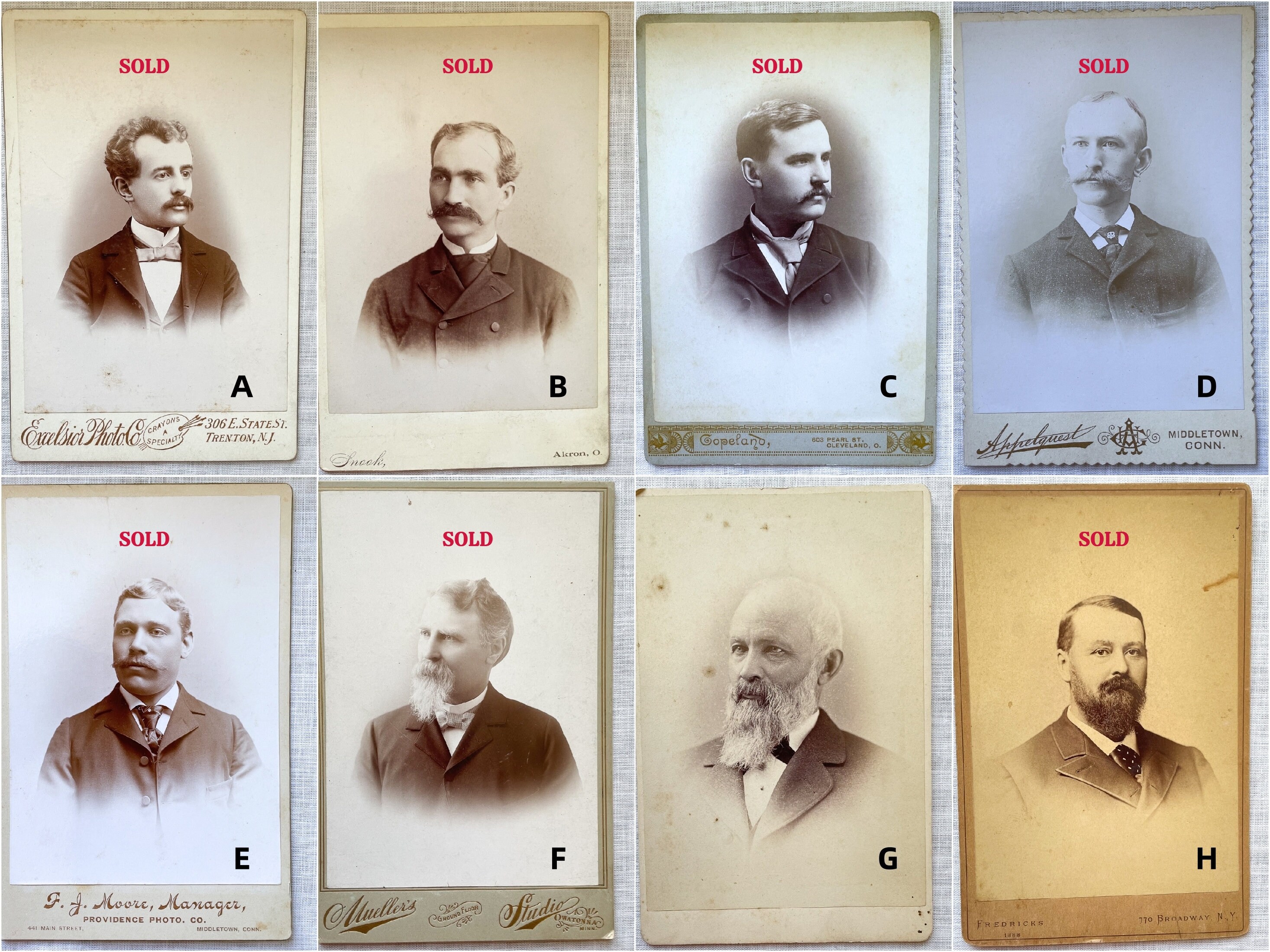 1900s Photo of Gents, Cabinet Photo for Collecting Crafting Repurpose ...