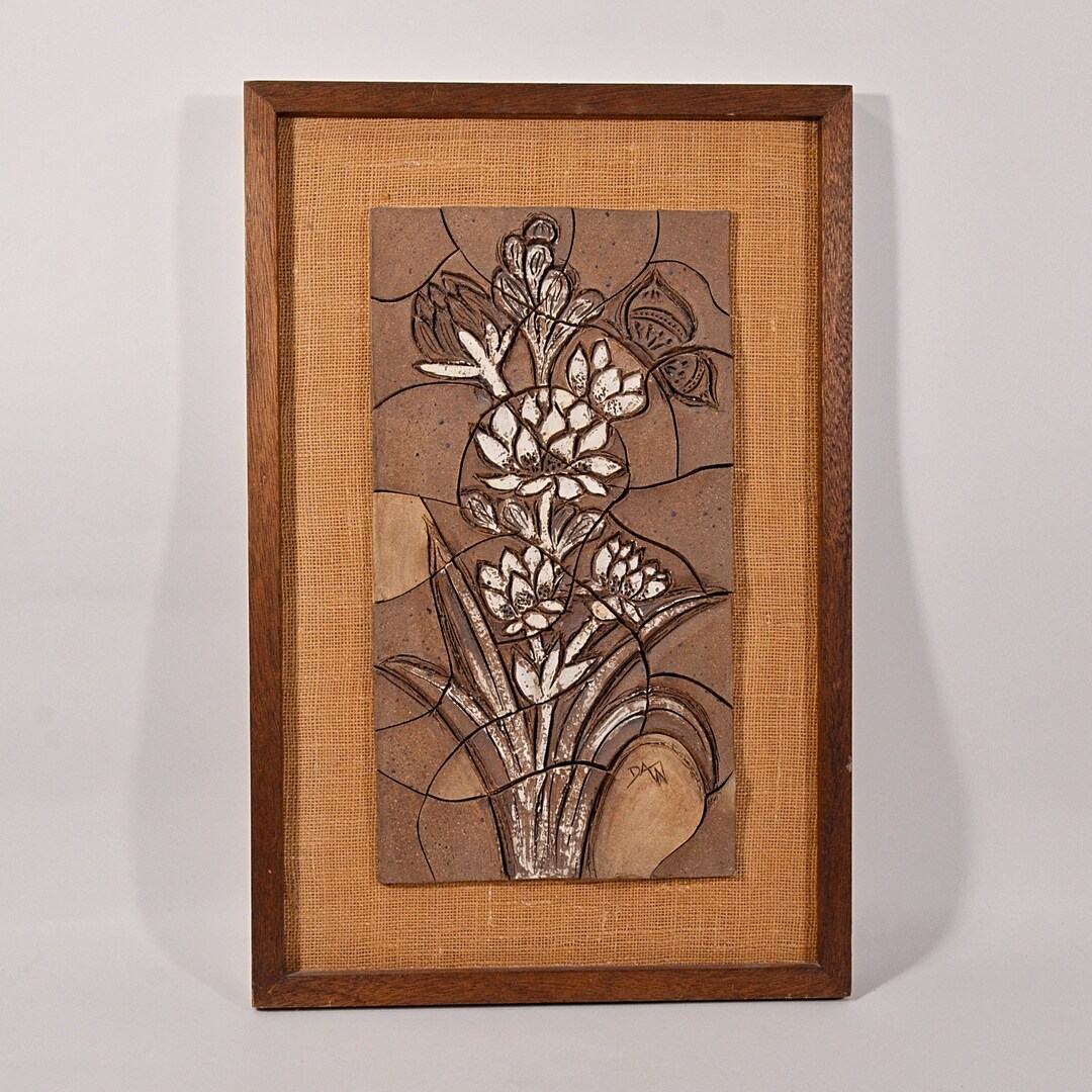 Vintage MCM Studio Made Ceramic Artwork OOAK Modernist Mid - Etsy