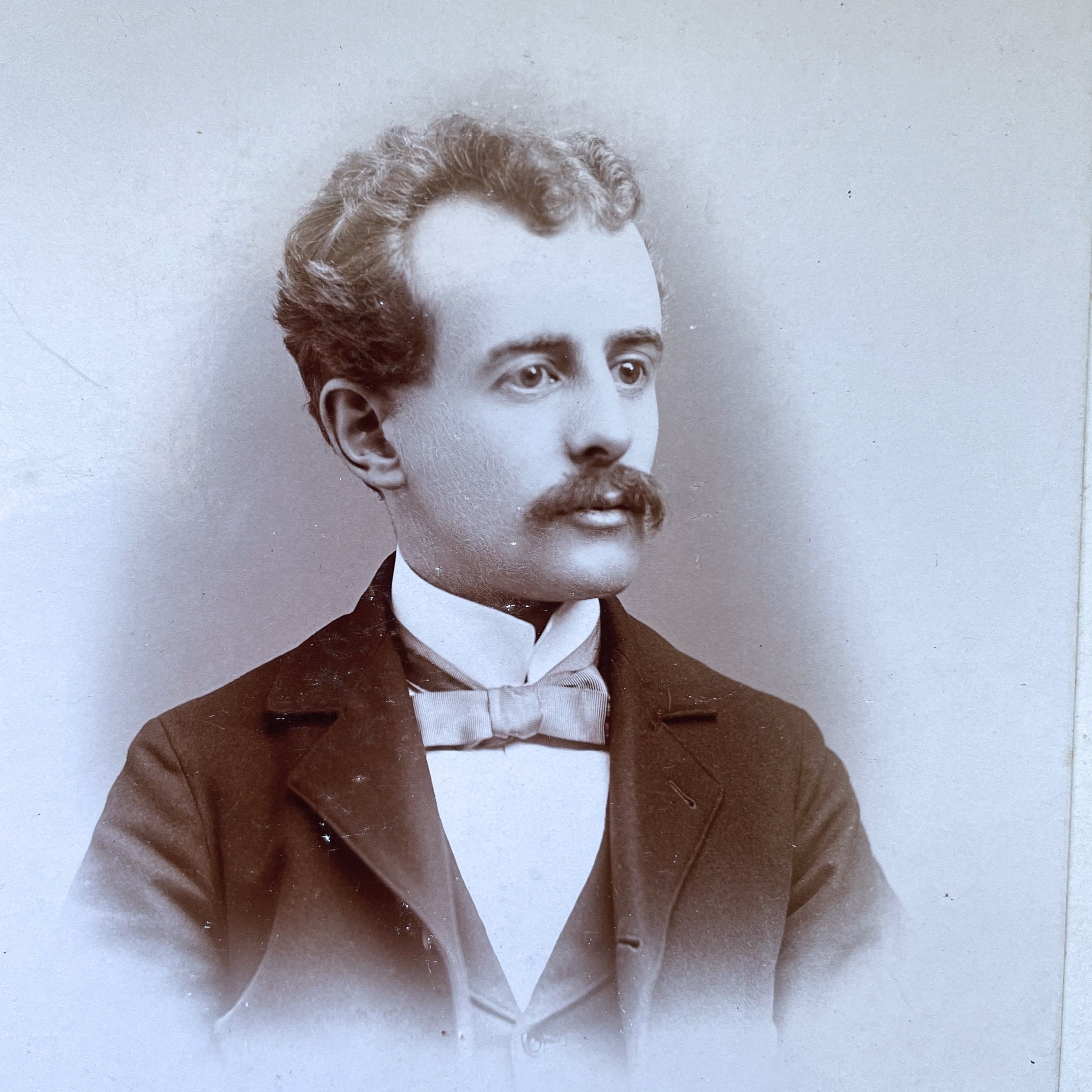 1900s Photo of Gents, Cabinet Photo for Collecting Crafting Repurpose ...
