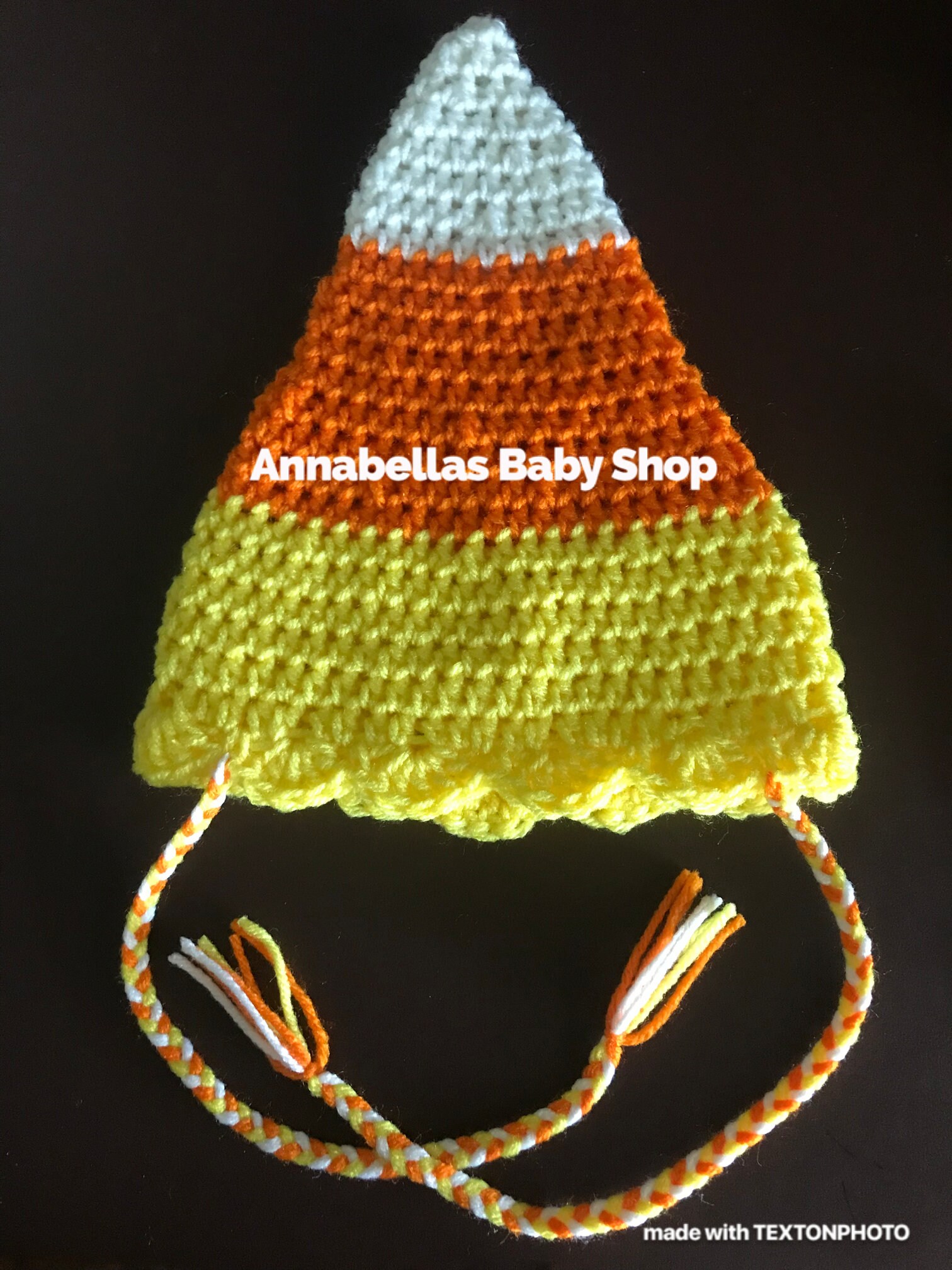 CANDY CORN HAT Pattern 0-24 Months - Etsy