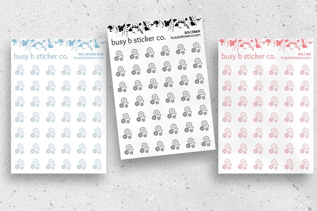 Engineering Icon Planner Stickers | I101 - Etsy