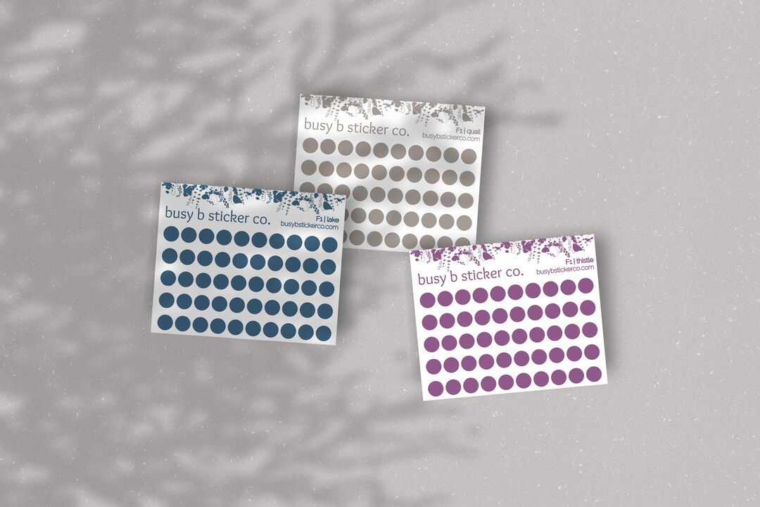 Mini Dot Stickers F1 - Etsy