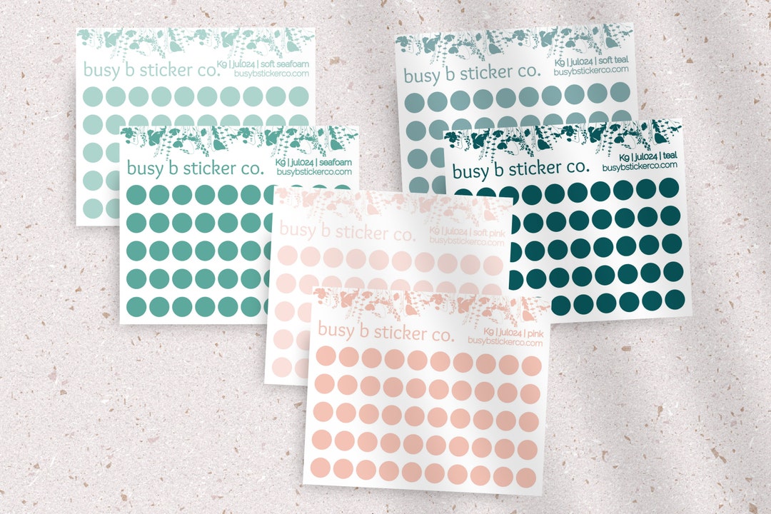 Mini Dot Stickers Jul024 - Etsy