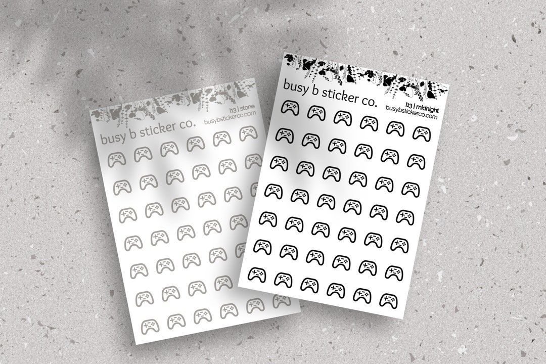 99 CENTS Mini Video Game Icon Planner Stickers I13 - Etsy