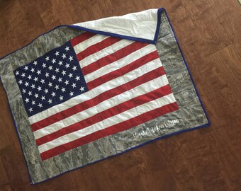 Military quilt | Etsy