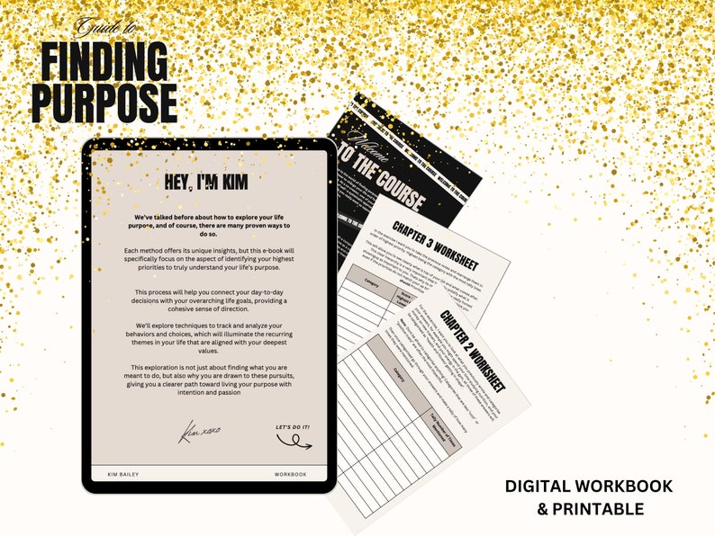 Find Your Purpose Workbook - Find Purpose Life Purpose Journaling ...