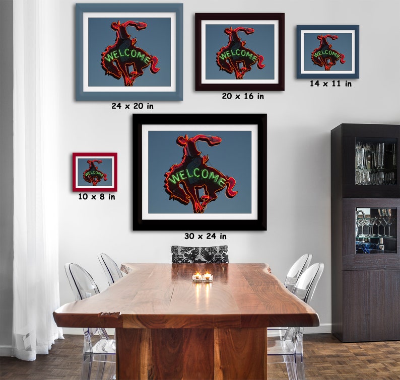 Cowboy Bar Sign Photograph, Western Wall Art, Cowboy Wall Art, Bar Wall ...