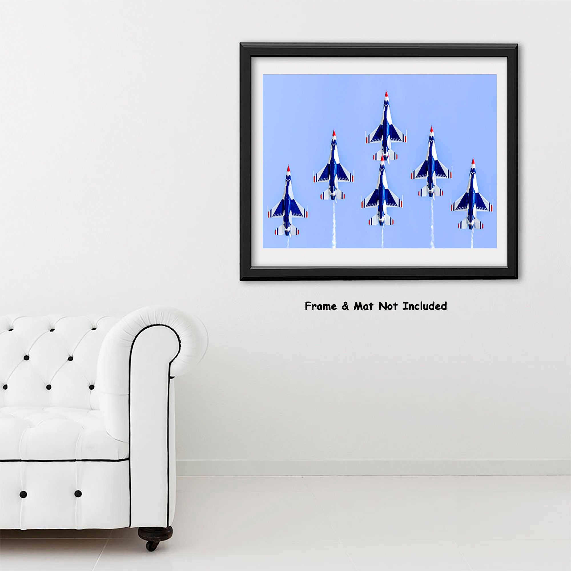 Thunderbirds, Air Force F16 Jets, Aviation Gift, Aviation Wall Art, Air ...
