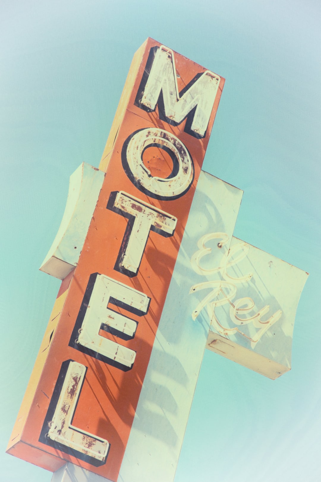 Motel Sign, Vintage Decor, Retro Decor Neon Sign Photo Vintage Neon ...