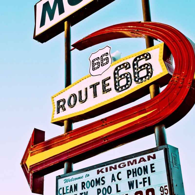 Neon Motel Sign - Etsy