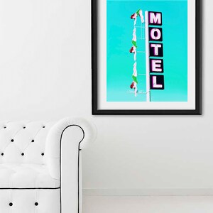 Diving Girl Neon Sign, Vintage Motel Sign, Starlight Motel Sign ...