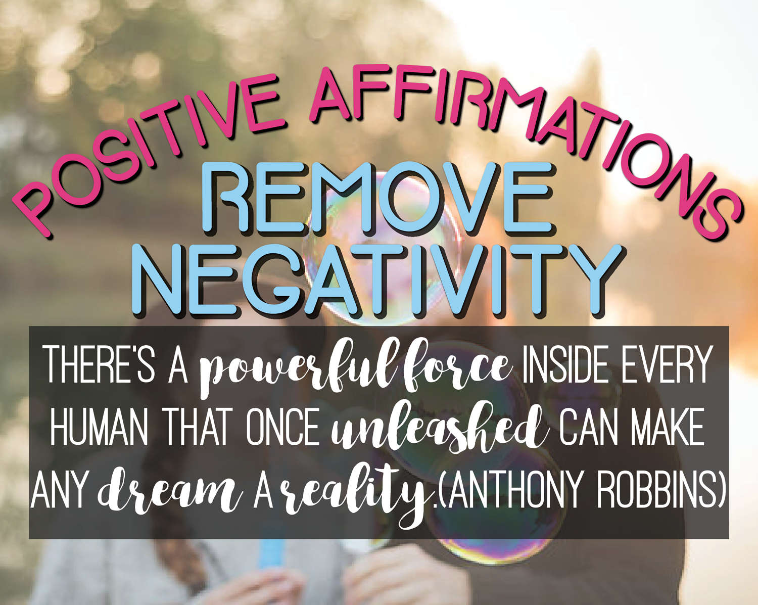 REMOVE NEGATIVITY Positive Affirmations Workbook/affirmations Exercise ...