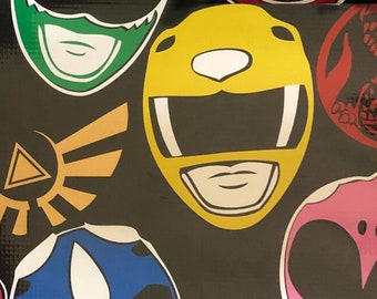 Power Rangers Decal | Etsy