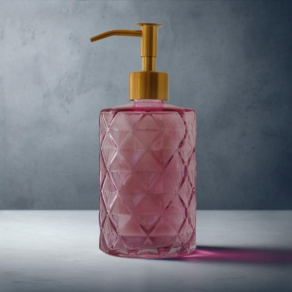Pink Soap Dispenser - Etsy