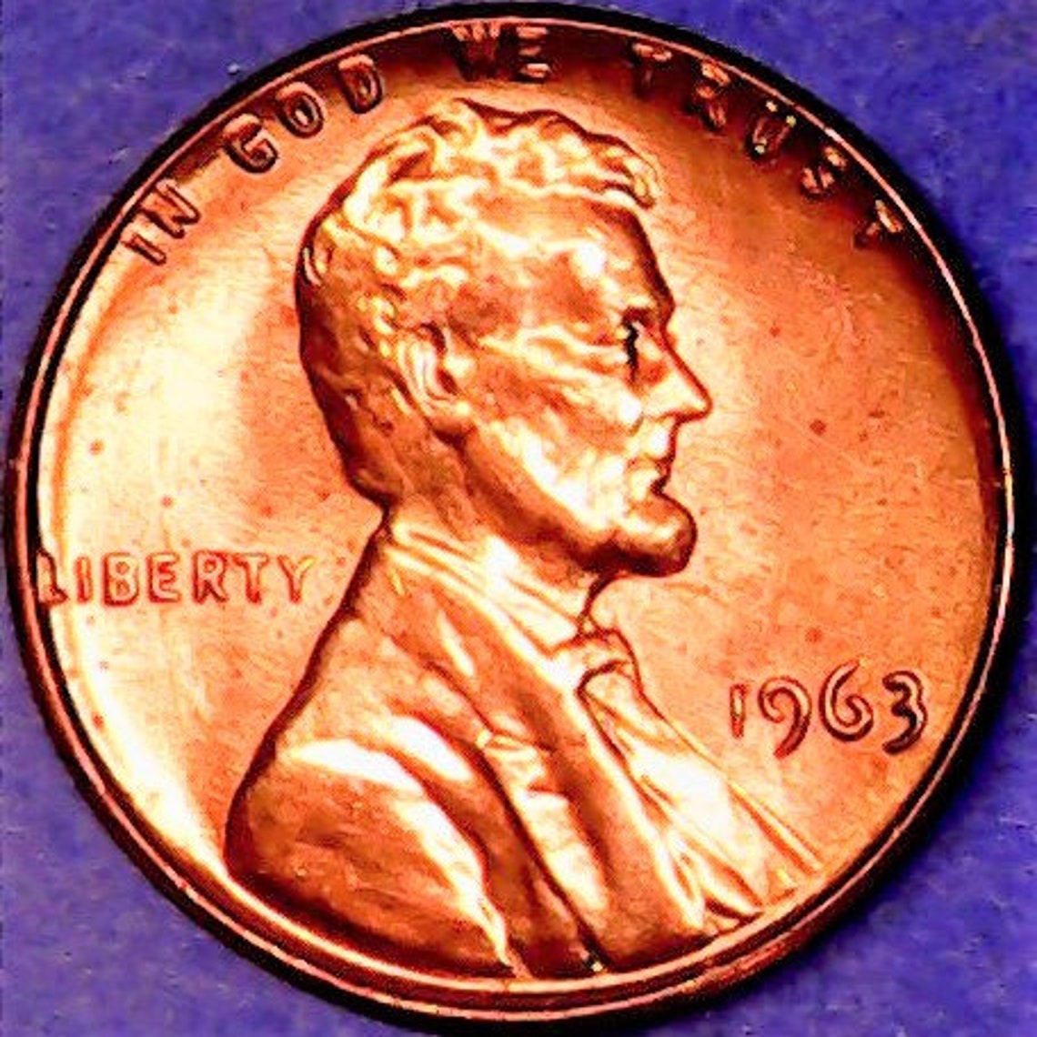 1963 Plain Lincoln Memorial Penny Number G8 in Uncirculated - Etsy