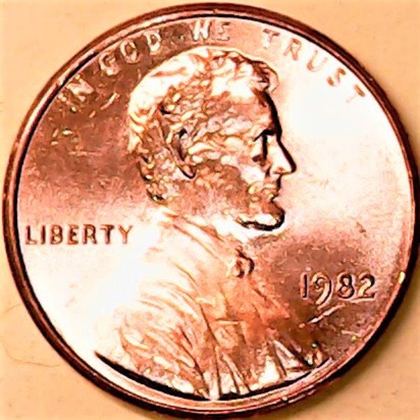 1982 No Mint Mark Penny - Etsy