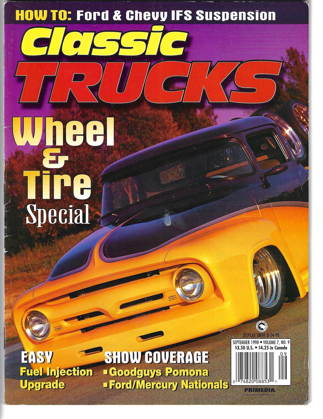 CLASSIC TRUCKS Magazine Dated September 1998 Volume 7 Number 9 and is ...
