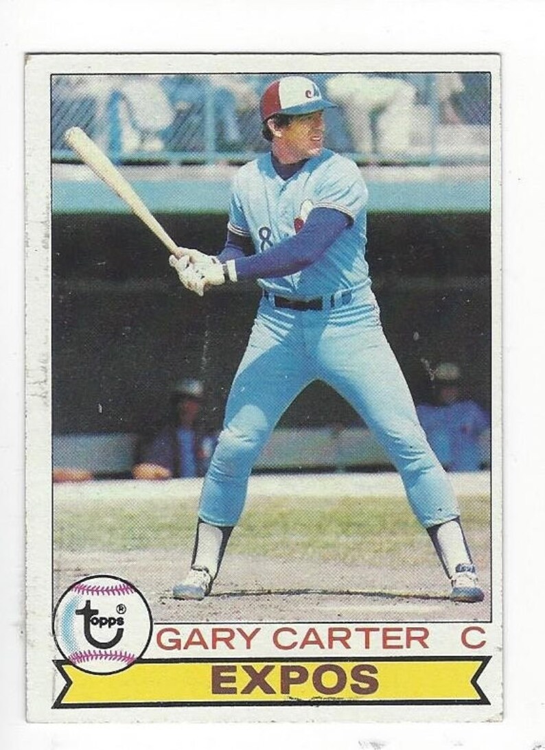 1979 GARY CARTER Montreal EXPOS Original Vintage Baseball Card - Etsy
