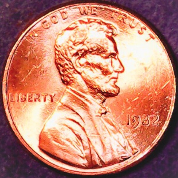 1982 Penny Small Date - Etsy