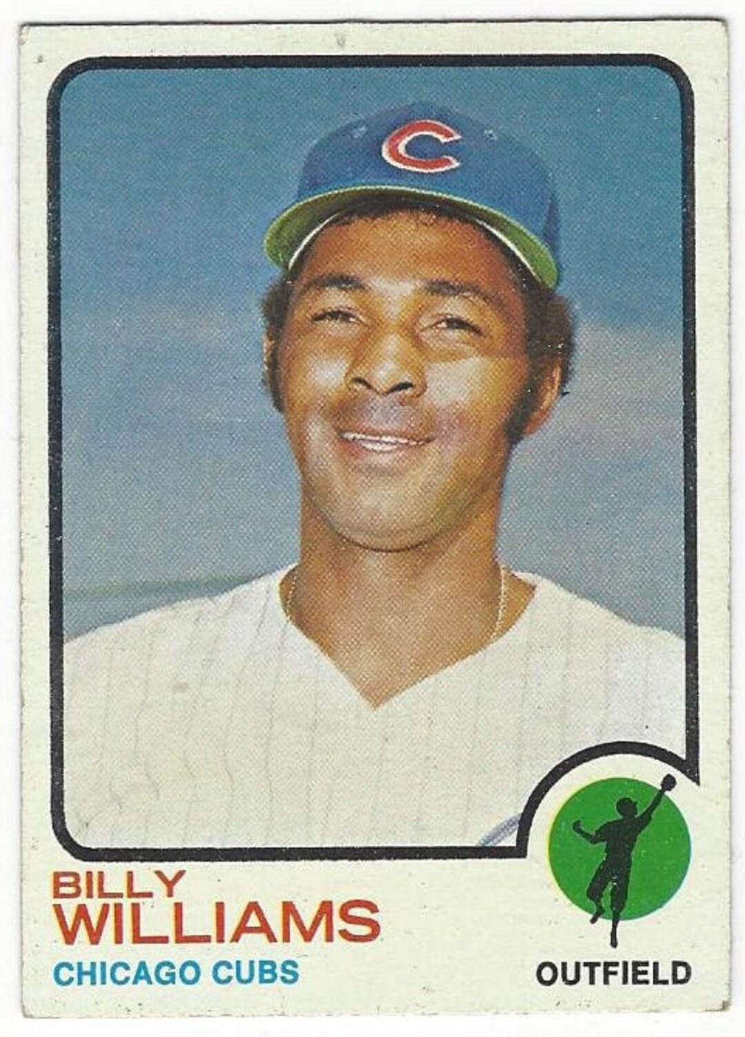 1973 BILLY WILLIAMS Chicago CUBS Original Vintage Excellent Topps Card ...