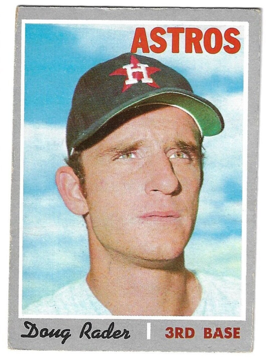 1970 DOUG RADER Houston ASTROS Vintage Topps Baseball Card Number 355 ...