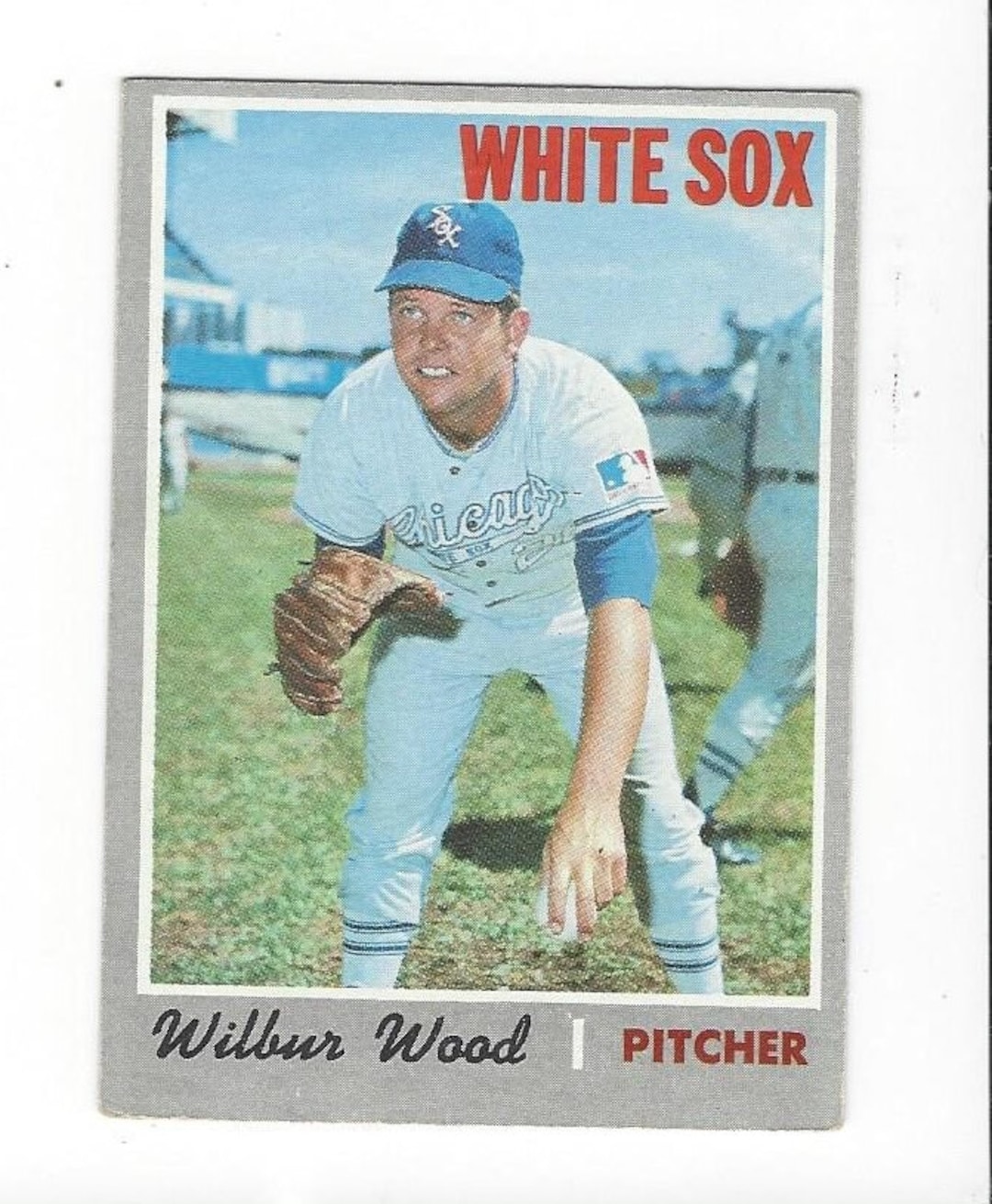 1970 WILBUR WOOD Chicago Whlte SOX Vintage Topps Baseball Card Number ...