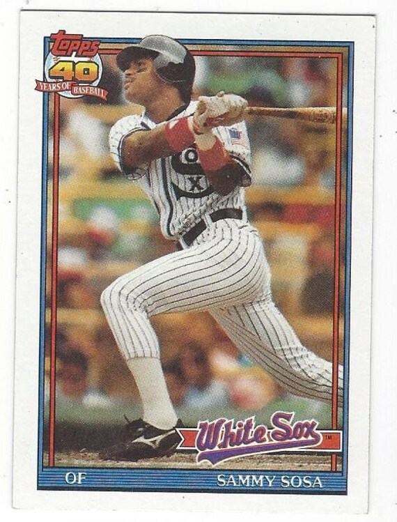 Sammy Sosa White Sox Card