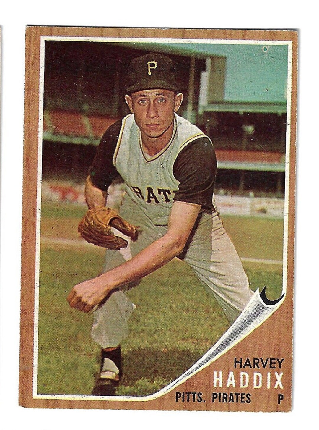 1962 HARVEY HADDIX Pittsburgh PIRATES Baseball Card Number 67 Excellent ...