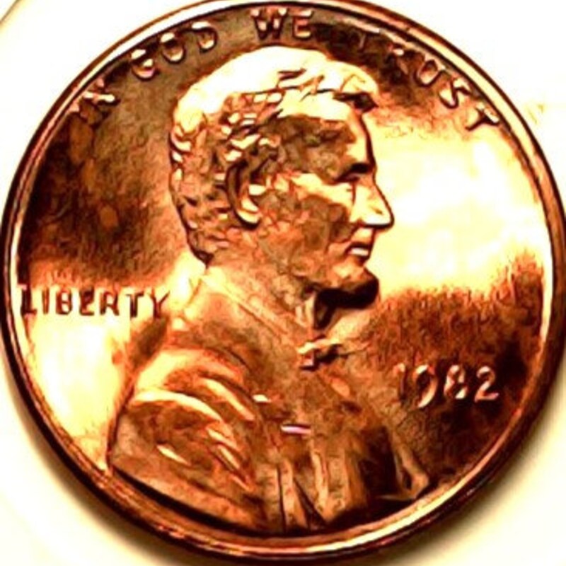 1982 Penny Small Date - Etsy