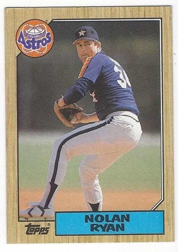 Nolan Ryan Astros Baseball Card