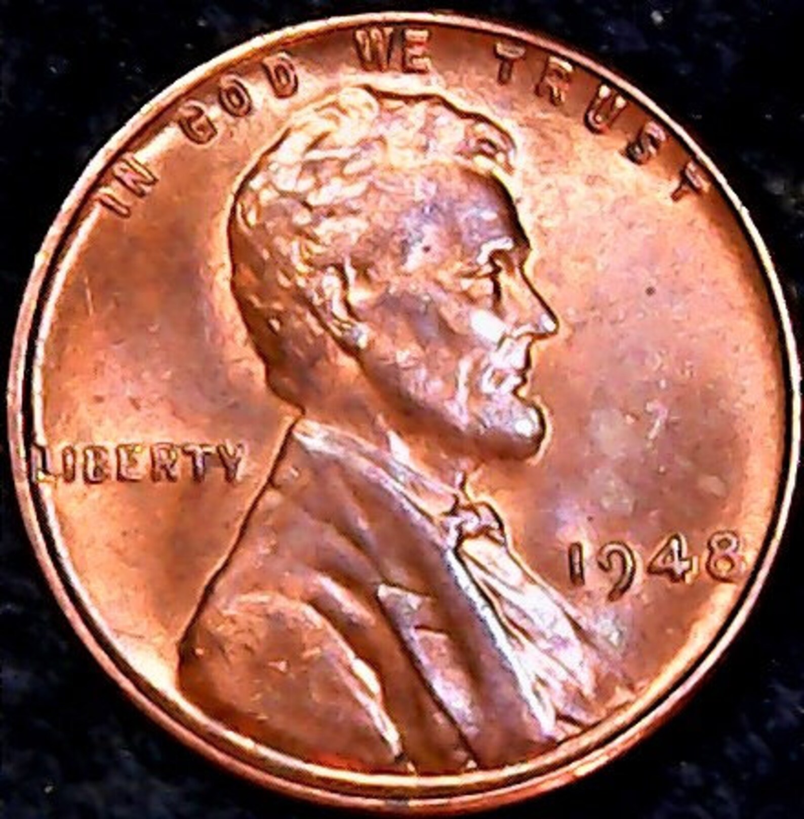 1948 Plain LINCOLN WHEAT PENNY no mint mark number G6 Free U | Etsy