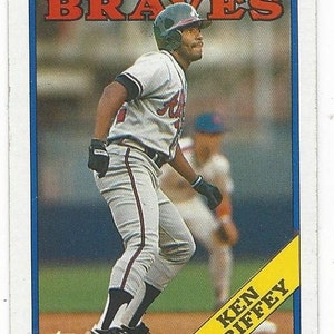 1988 KEN GRIFFEY Sr Atlanta BRAVES Vintage Topps Baseball Card - Etsy