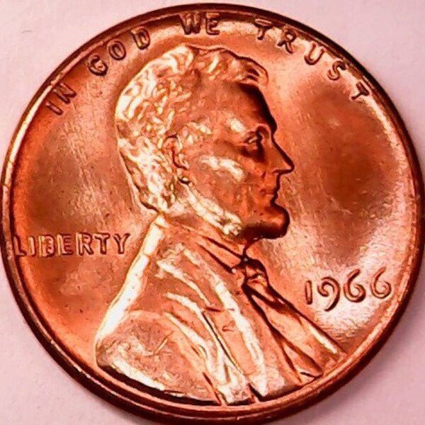 1966 Penny No Mint Mark - Etsy