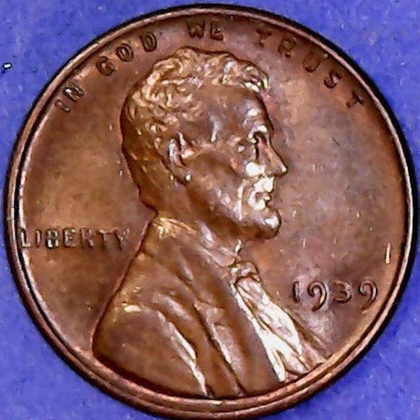 1939 Wheat Penny No Mint Marks - Etsy